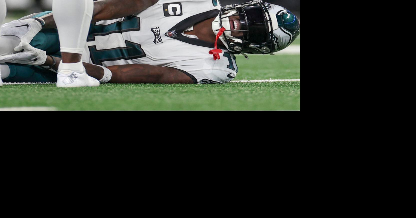 A.J. Brown and Jalen Hurts were injured in a meaningless Eagles game ...