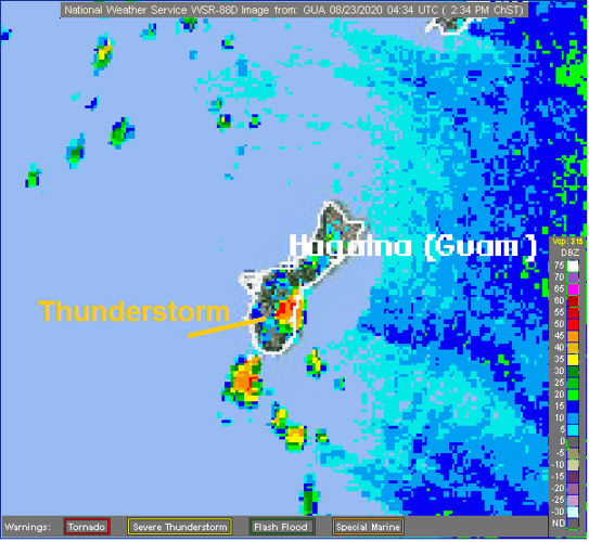 Heavy showers, thunderstorms affecting Saipan this afternoon, will ...