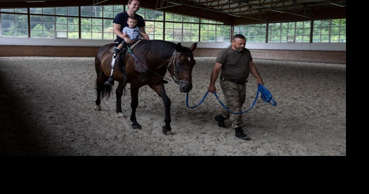 Ukrainian's war amputees heal through horse therapy - 5 | Lifestyle ...
