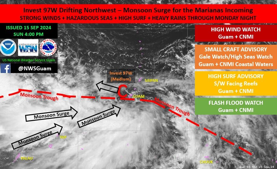 Watches and advisories in effect for Guam | Local News | postguam.com