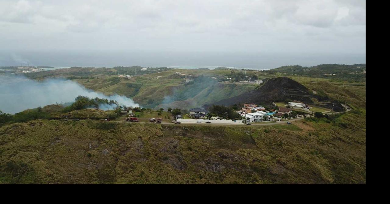 Grass fire on Nimitz Hill; strong winds to cause rapid spread of ...