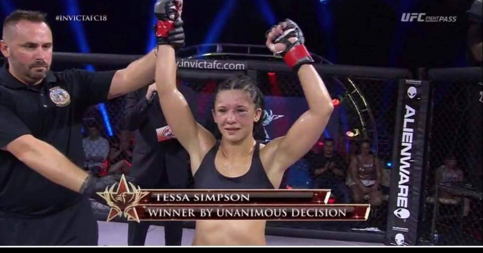 Tessa Simpson victorious in very first Invicta fight | Guam Sports ...