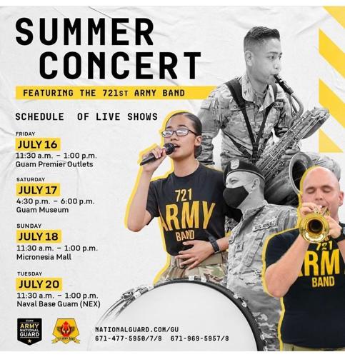 721st Guam Army National Guard Band drops tunes at GPO | Local News ...