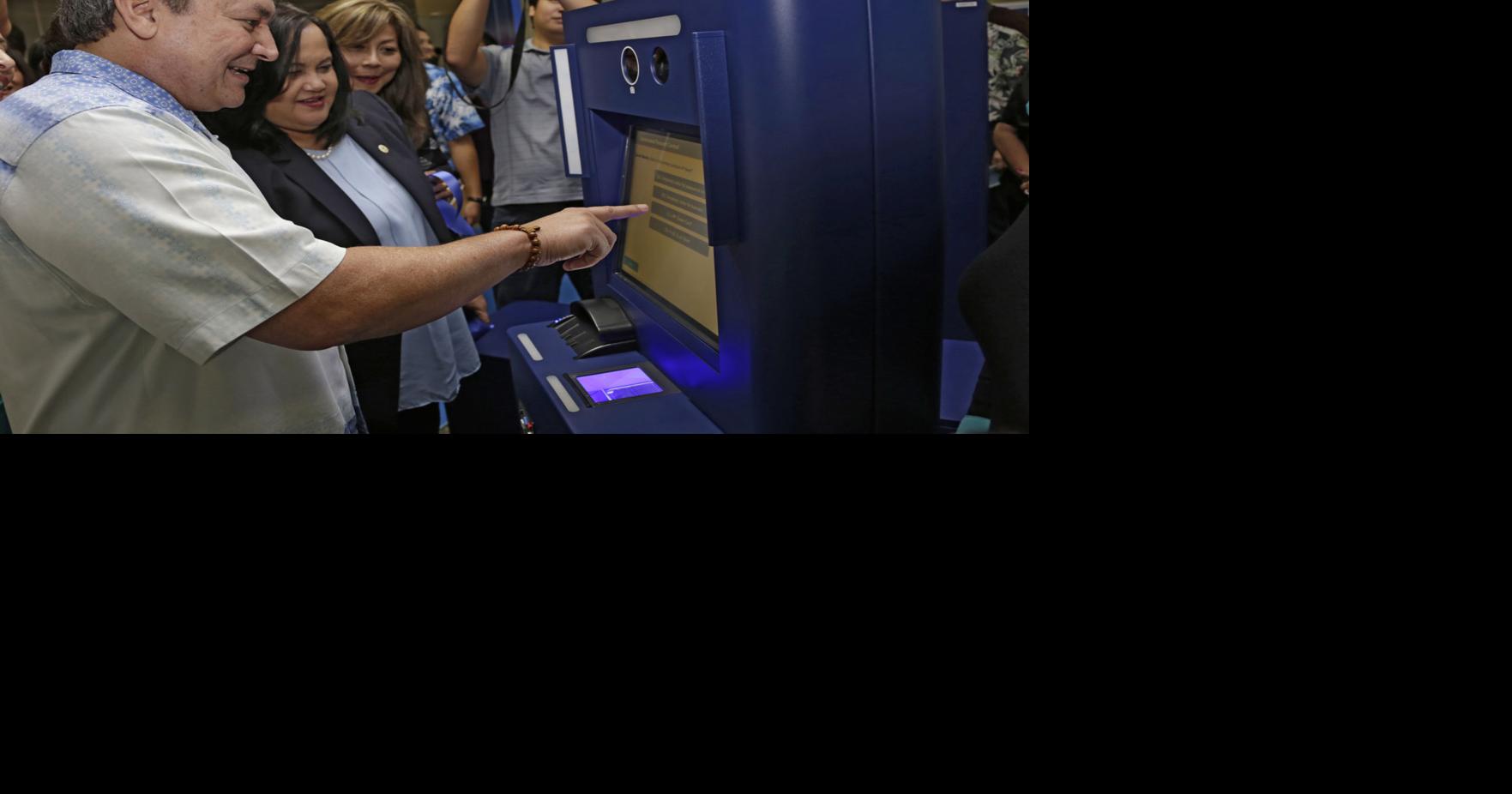 Airport unveils automated passport processing kiosks | Guam News ...