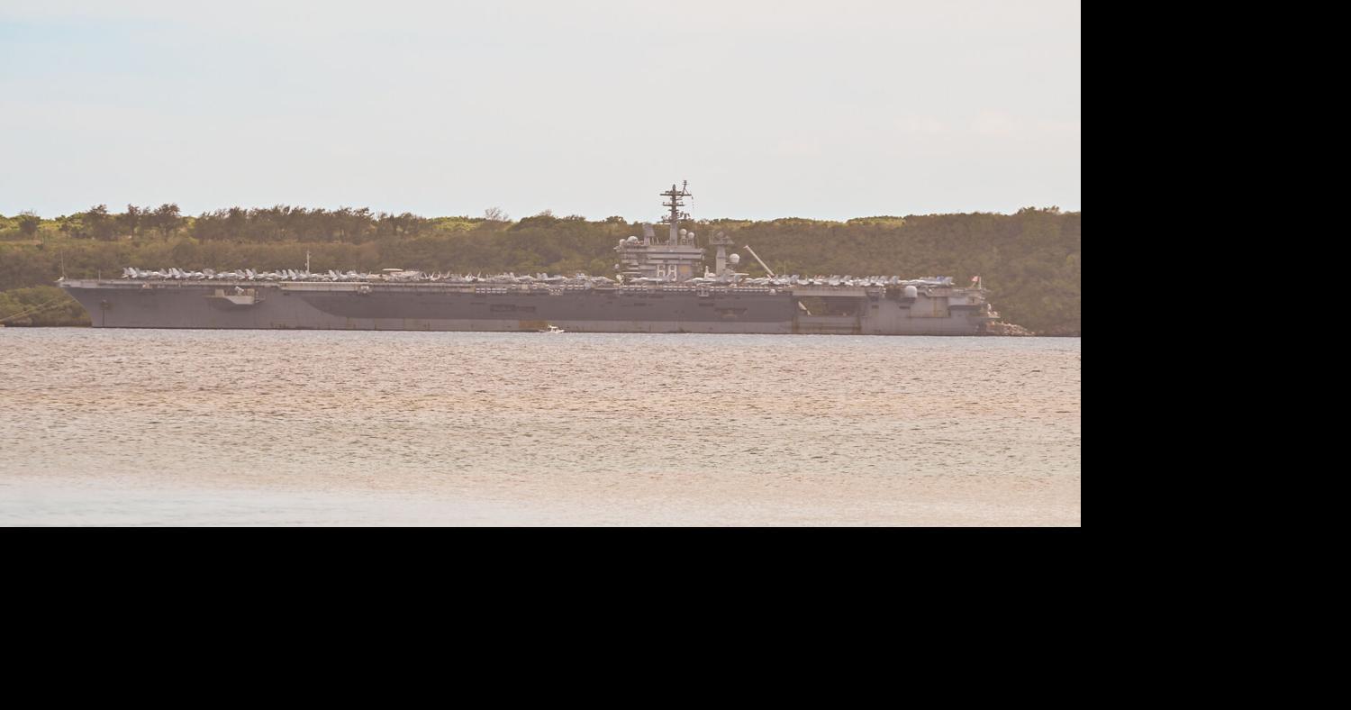 Aircraft carrier USS Nimitz arrives for Easter weekend port visit ...