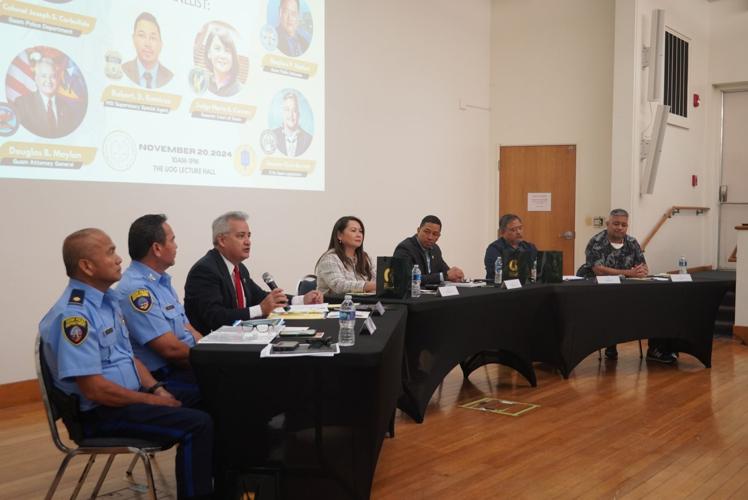 Criminal justice students hold forum for island leaders to discuss war ...