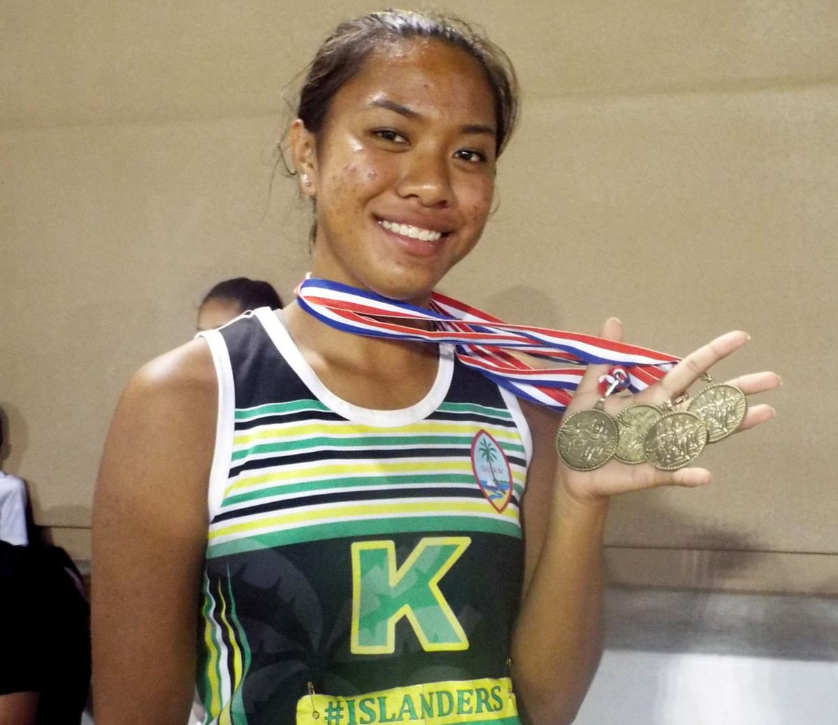 Guam High wins track team titles, Tugade takes quadruple gold | Guam ...