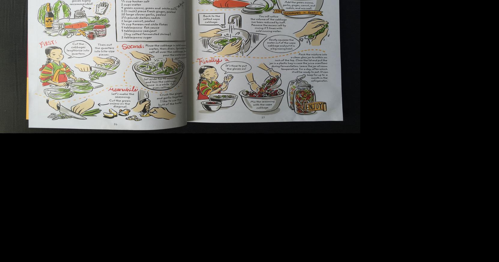 Kimchi alert! This charming 'comic book with recipes' makes Korean ...
