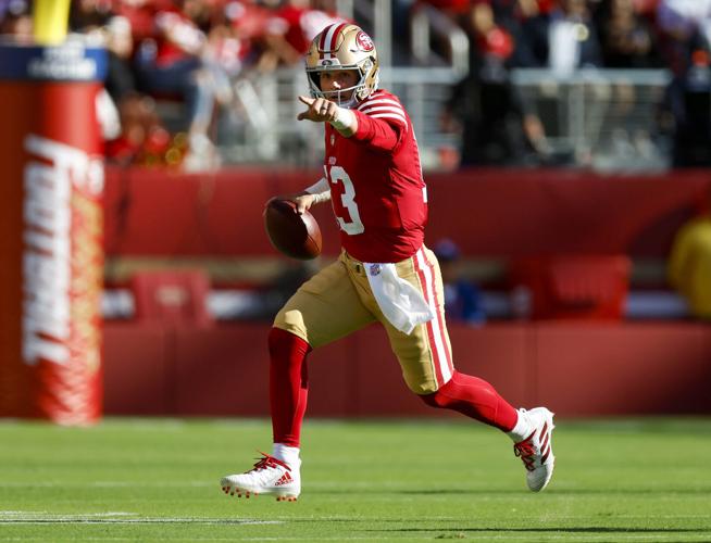 49ers offense stars missed major camp time. It’s Brock Purdy’s job to ...