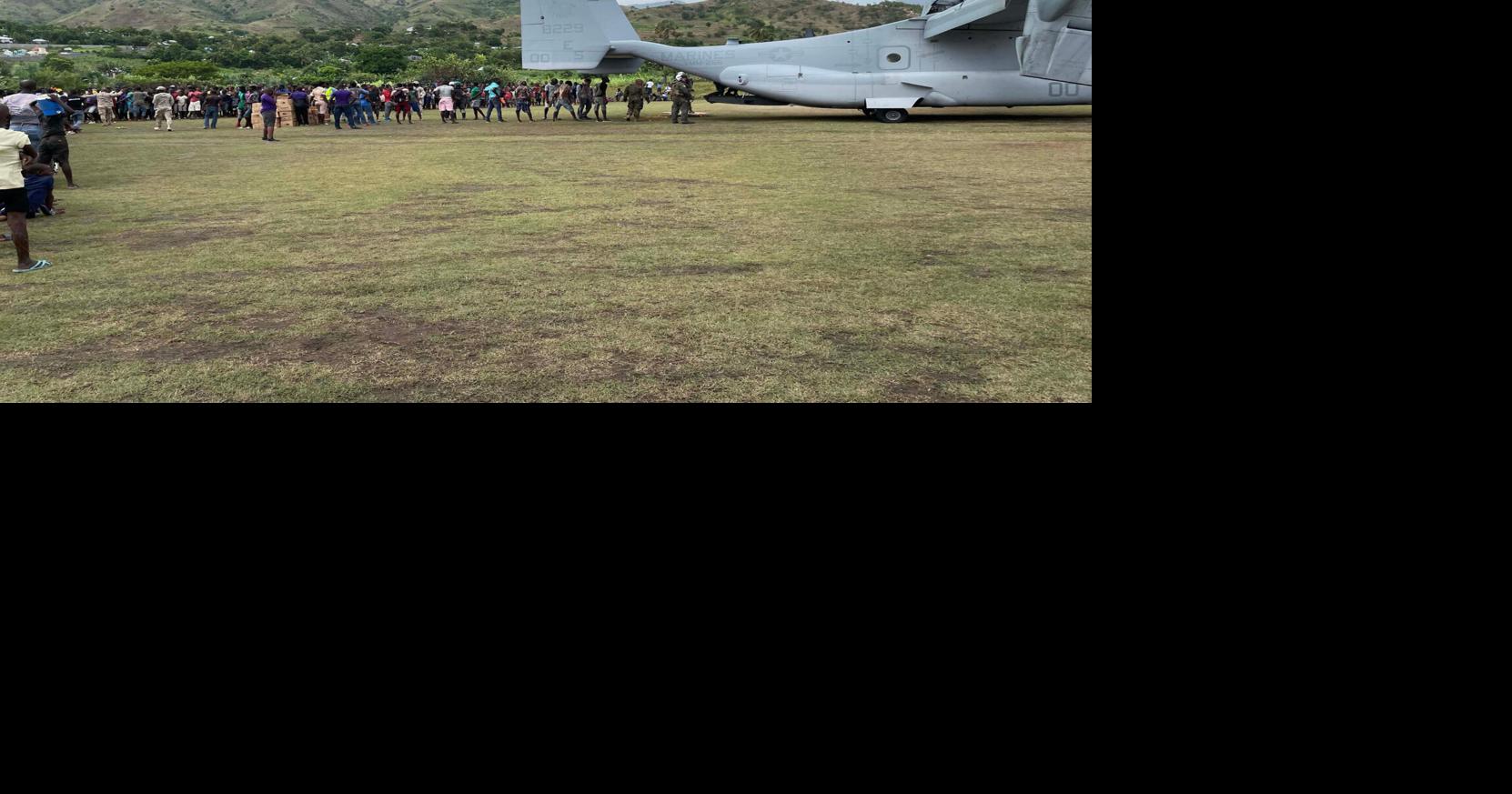 US military choppers, ships, personnel deliver aid to Haiti | World ...