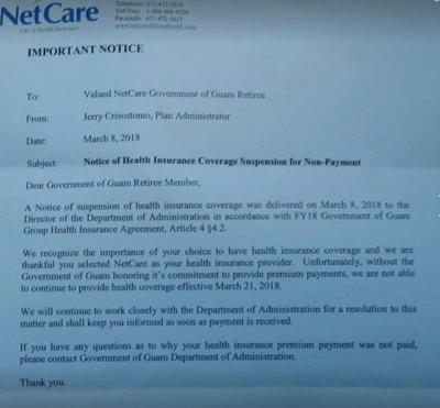 NetCare to suspend retiree coverage | Guam News | postguam.com