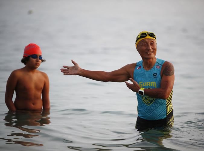 Guam's national team members set the pace in 1st-ever relay triathlon ...