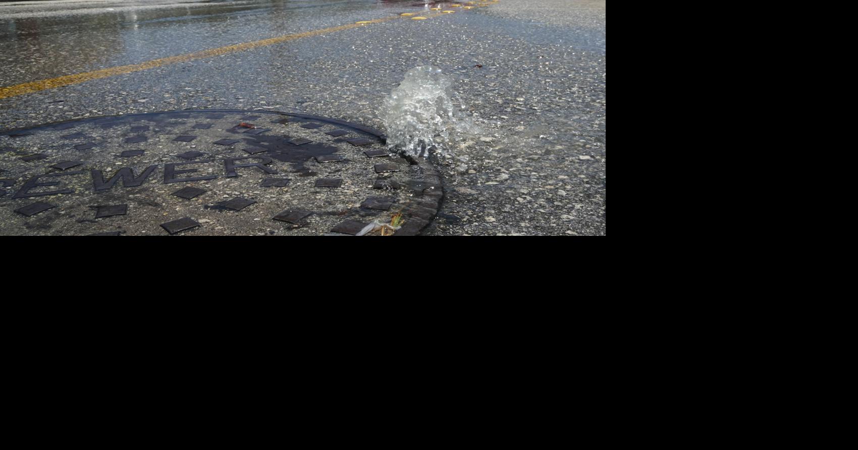 Wastewater flows on Tamuning street | Local News | postguam.com