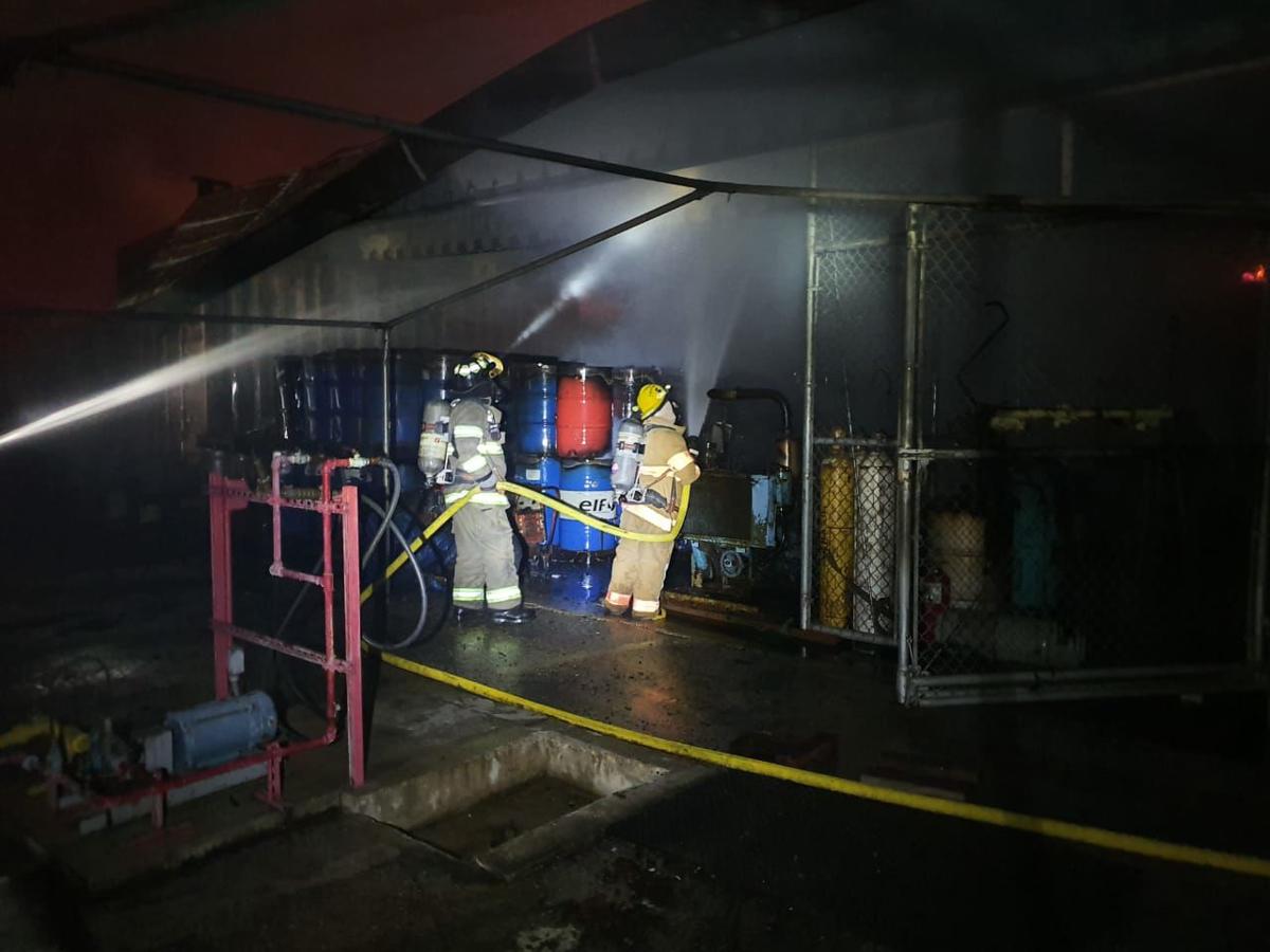 Firefighters respond to GRESCO warehouse fire | Guam News | postguam.com