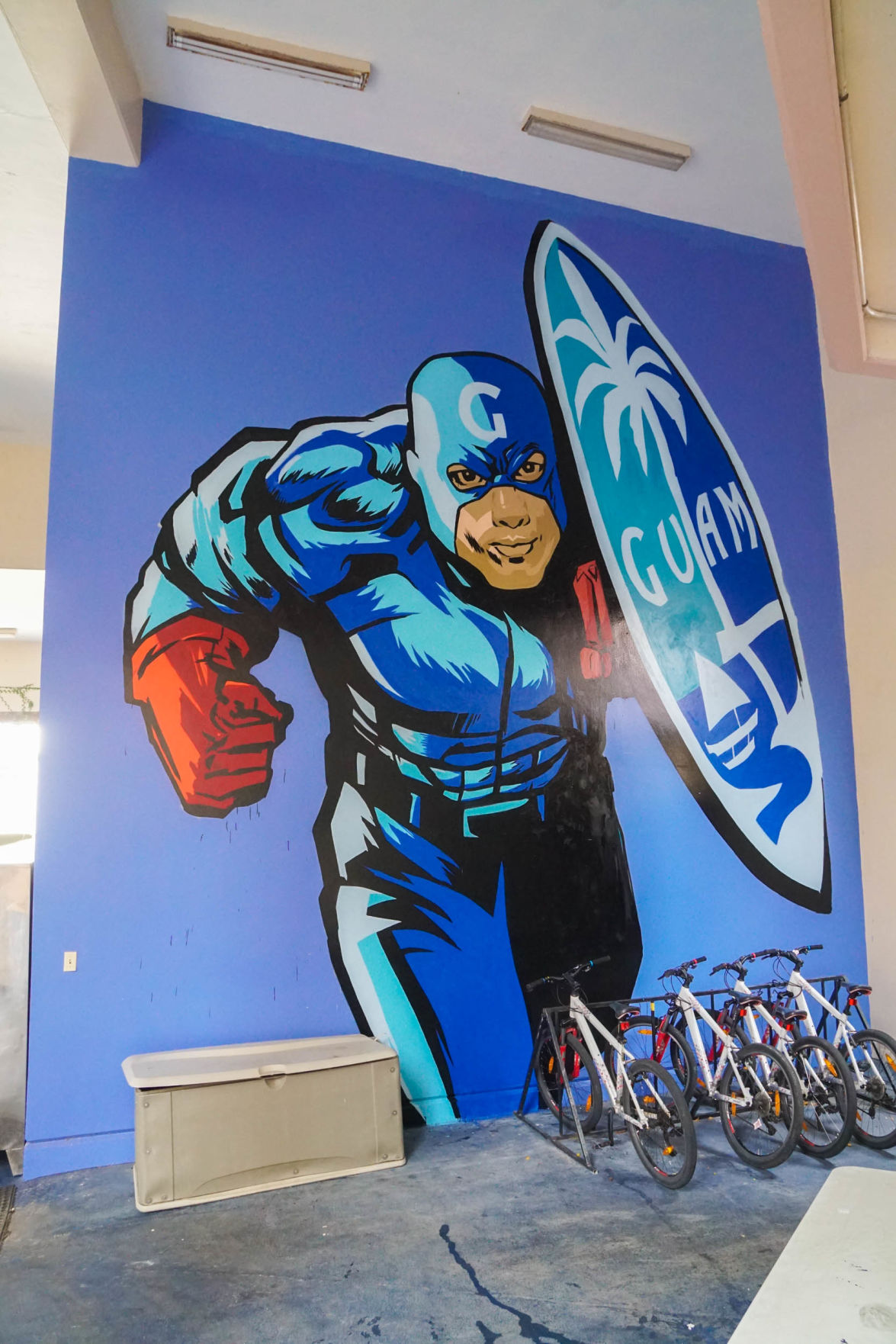 'Captain Guam' mural depicts modern superhero | Lifestyle | postguam.com
