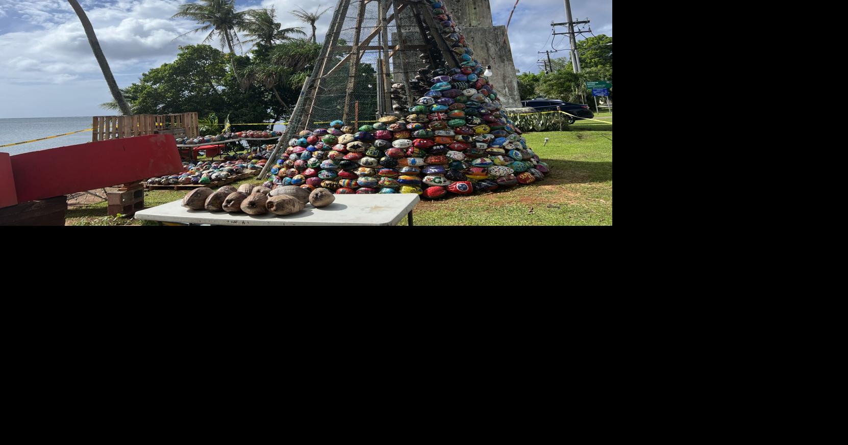 The Malesso' Coconut Christmas Tree is back for its 5th year | Island ...