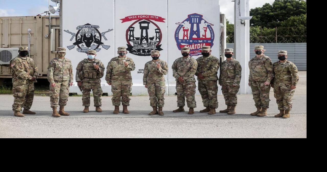 Guam National Guard command team visits Security Force 3 | Local News ...