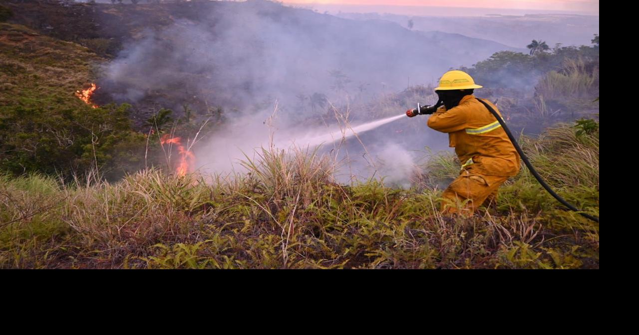 Firefighters battle blaze in Santa Rita | Guam News | postguam.com