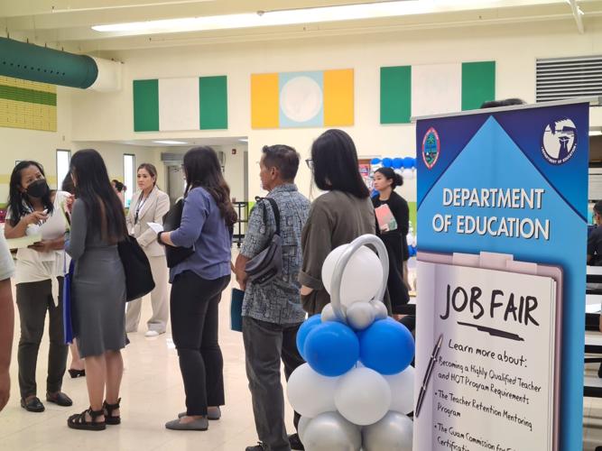 GDOE hosts job fair for new school year | Local News | postguam.com