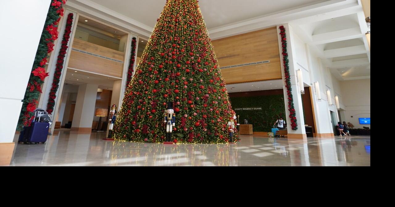 Towering tree lit up at Hyatt | Local News | postguam.com