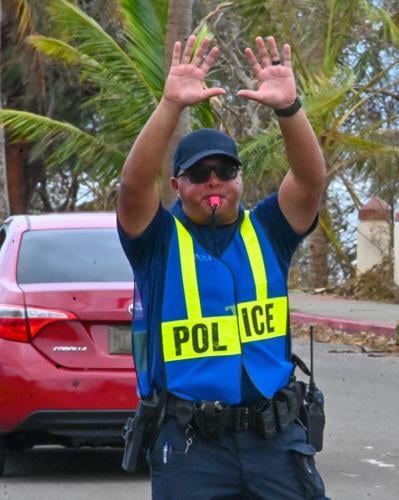 GPD directing traffic at intersections affected by load shedding ...