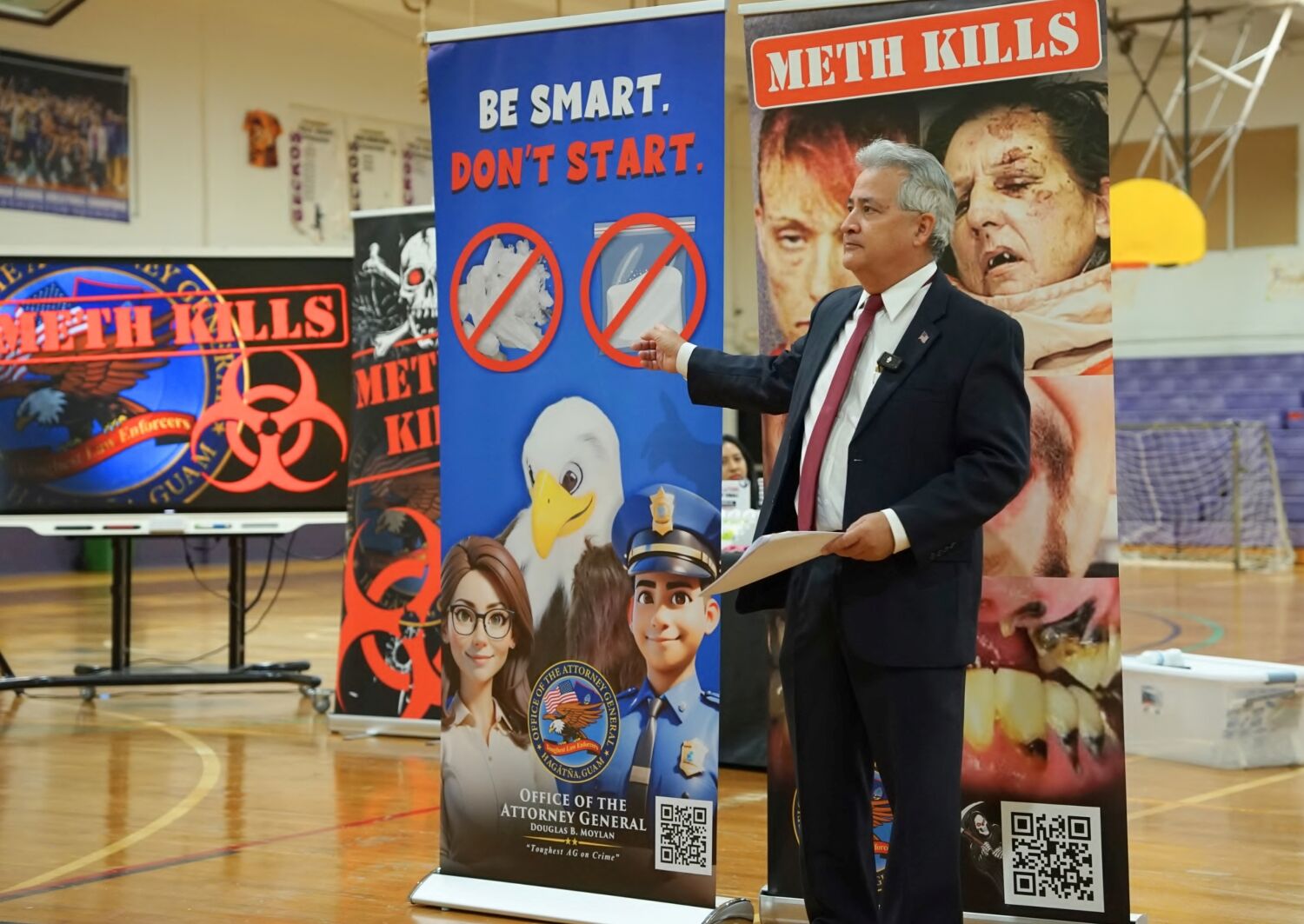 OAG encouraged GACS students to stay away from drugs and illegal ...