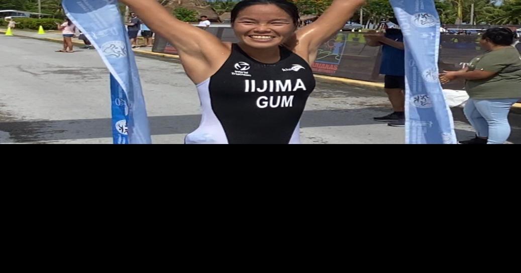 Manami Iijima Martin wins Guam’s first gold in Rota triathlon | Guam ...