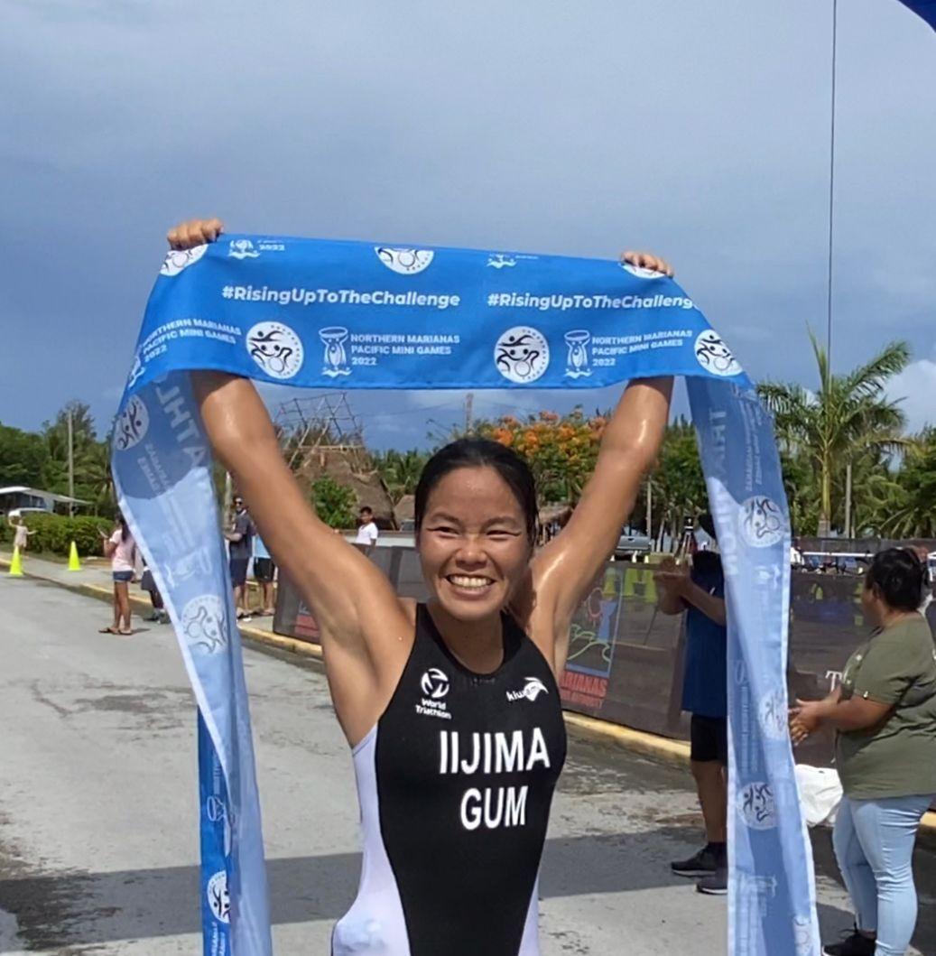 Manami Iijima Martin wins Guam’s first gold in Rota triathlon | Guam ...