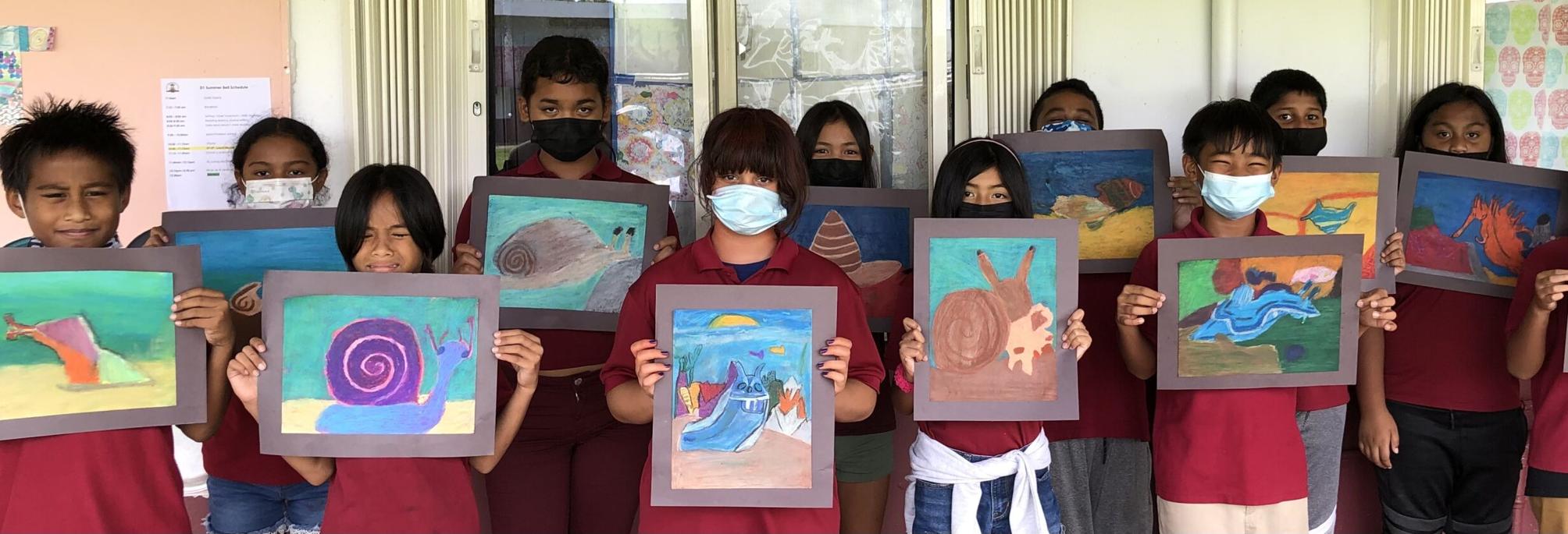 Fourth graders showcase sea snails project | Local News | postguam.com