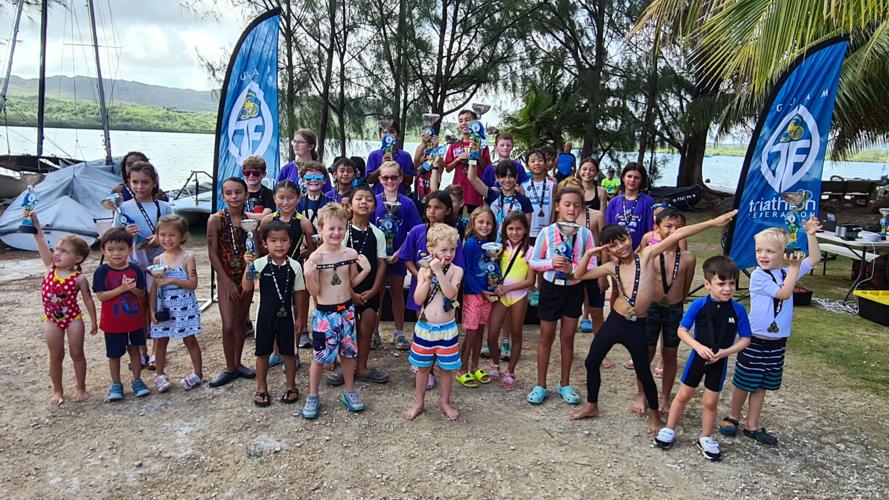 Guam's youngest triathletes conquer Marianas Yacht Club | Local Sports ...