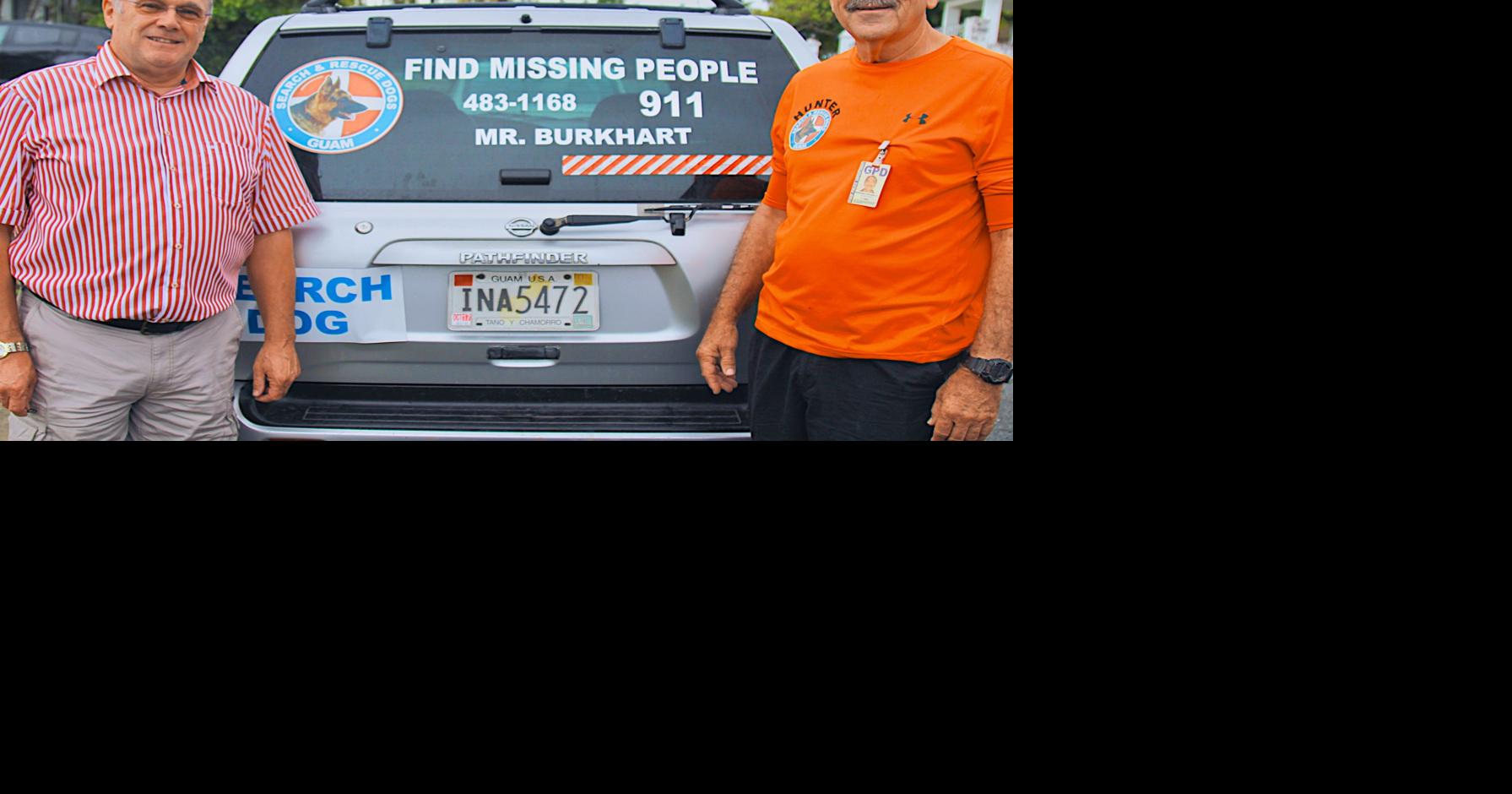 Richard Burkhart, right, poses with Harold Burrows | | postguam.com