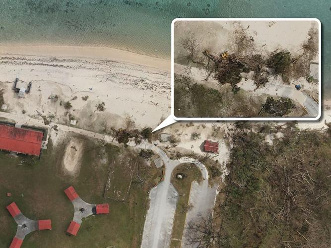 Drone images capture damage caused by Typhoon Mawar | Local News ...