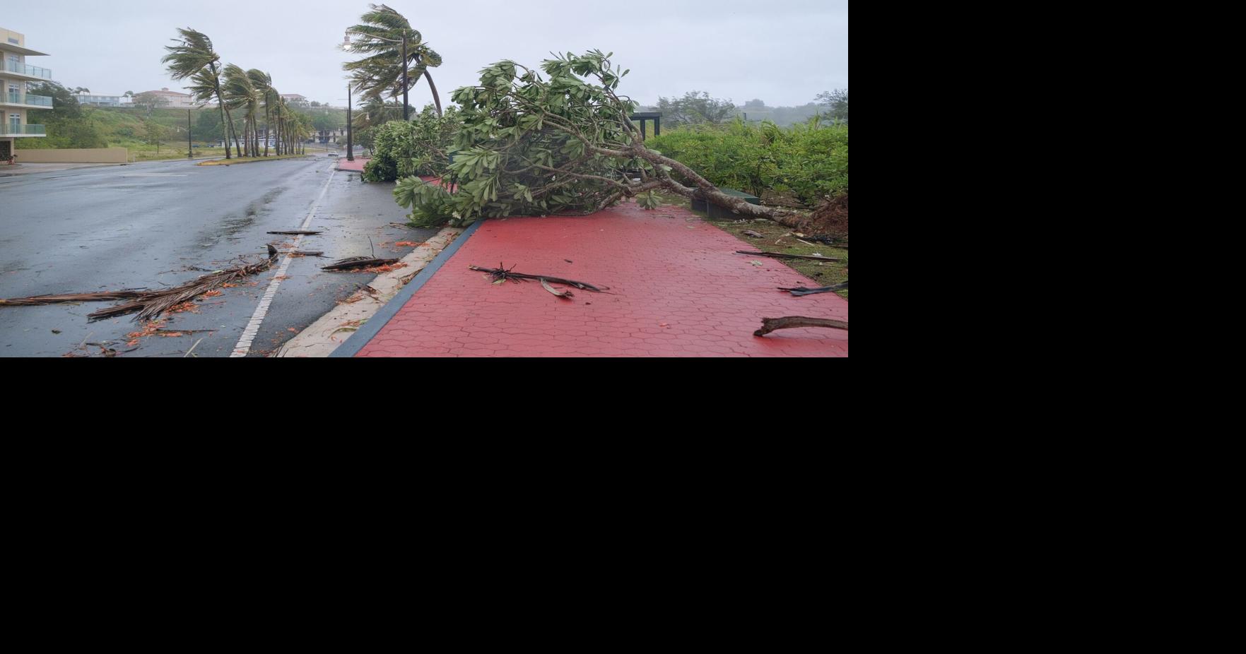 Mawar makes slow pass just north of Guam, North hit the hardest (DO NOT ...