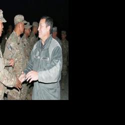 Calvo visits Guam troops | Local News | postguam.com