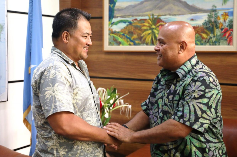 FSM president meets new Chuuk governor | Local News | postguam.com