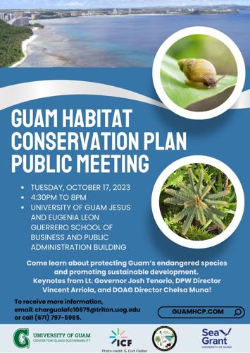 Guam Habitat Conservation Plan public meeting to be held this month ...