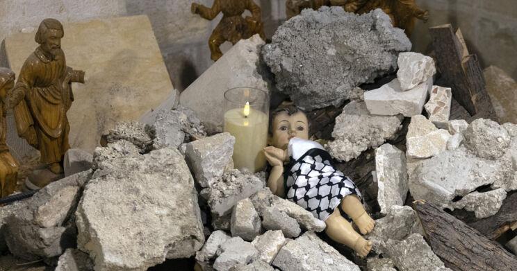 'Jesus in the rubble': Bethlehem Christmas celebrations canceled ...