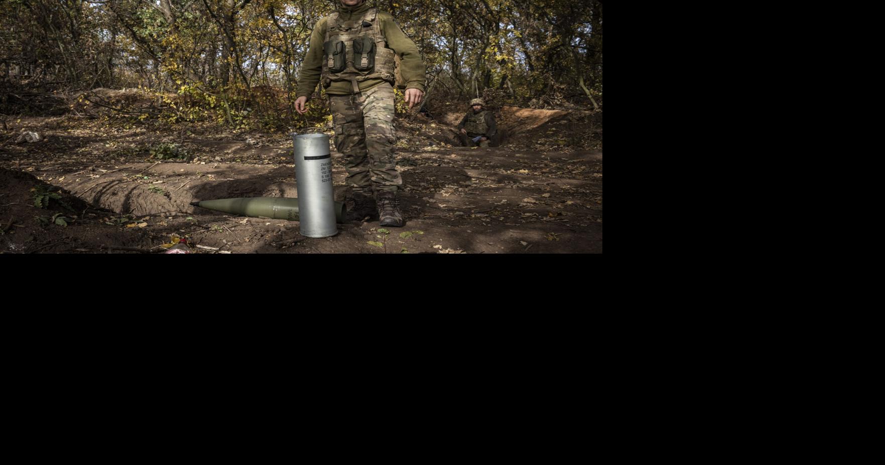 With Western aid stalled, Ukrainian troops run low on artillery shells ...