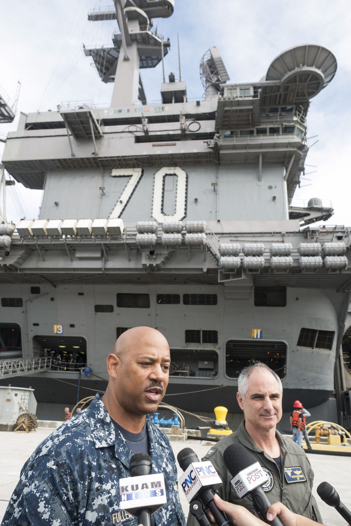 Thousands aboard carrier ready to see Guam | Guam News | postguam.com