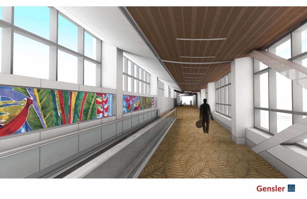 Work begins on $110M international arrivals corridor | Local News ...