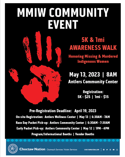 MMIW Community Event | The Antlers American | poteaudailynews.com