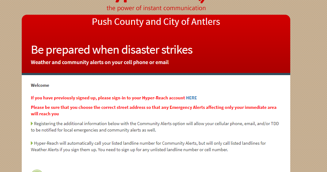 City of Antlers and Pushmataha County Selects Emergency Notification Provider Hyper-Reach to ...