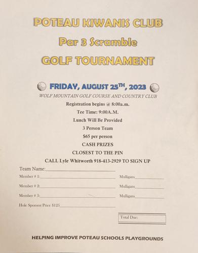 Poteau Kiwanis Club Golf Tournament | Sports | poteaudailynews.com