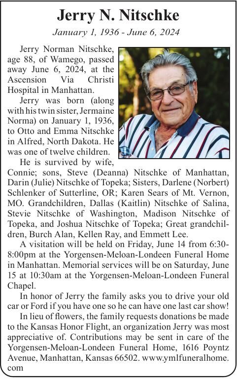 Jerry Nitschke | | pottcotimes.com