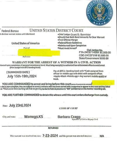 Wamego PD warns of fake warrant scam | News | pottcotimes.com