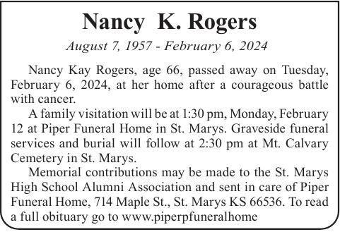 Nancy Rogers | | pottcotimes.com