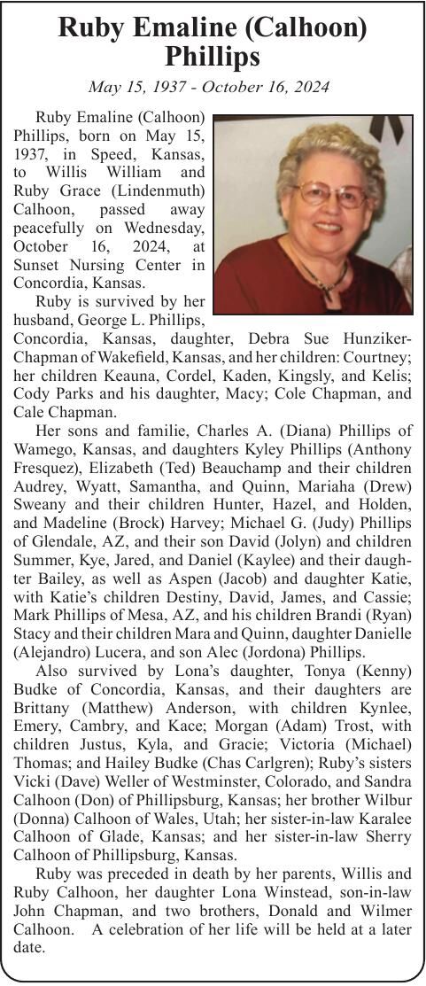 Ruby Phillips | | pottcotimes.com