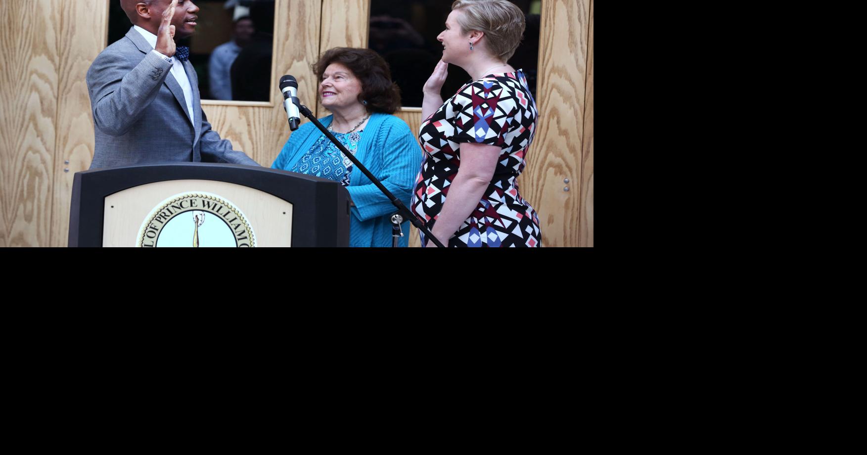 Victor Angry sworn in as Neabsco District supervisor | News ...