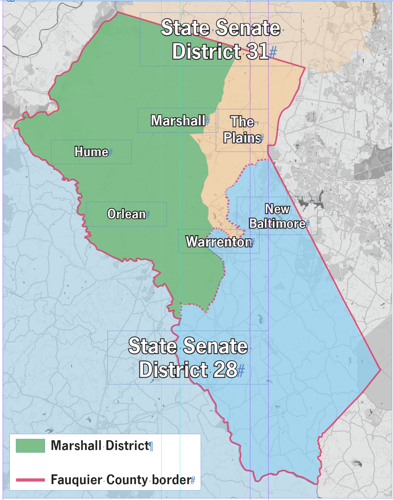Fauquier County's state Senate Districts | | princewilliamtimes.com