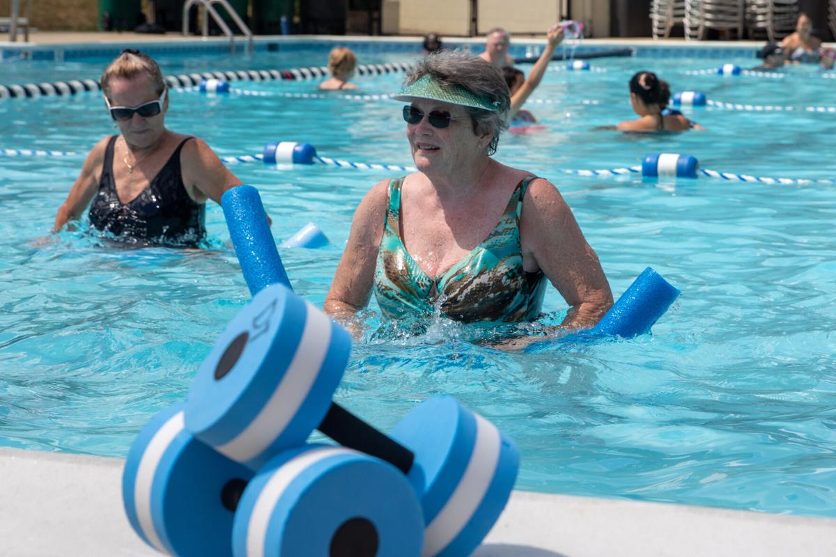 Social distancing at Lake Ridge pool means swimmers stay in their zone ...